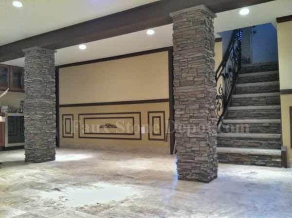 Two Ways to Hide Basement Poles - NOVA Basement Remodeling